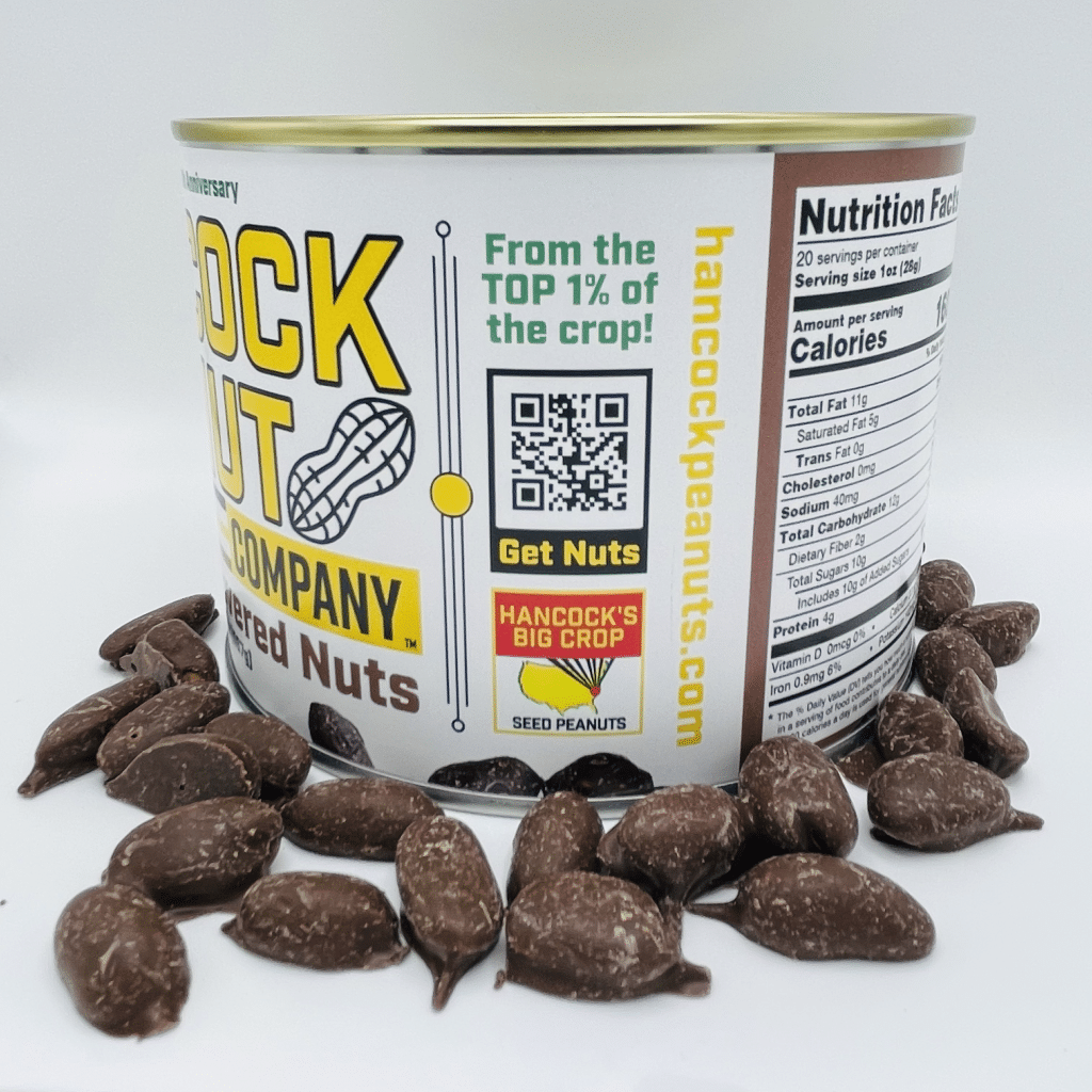 Hancock Peanut Company | Chocolate Covered Nuts | Peanuts
