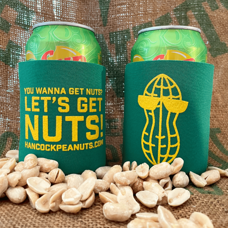 Koozie | Let's Get Nuts! | Hancock Peanut Company