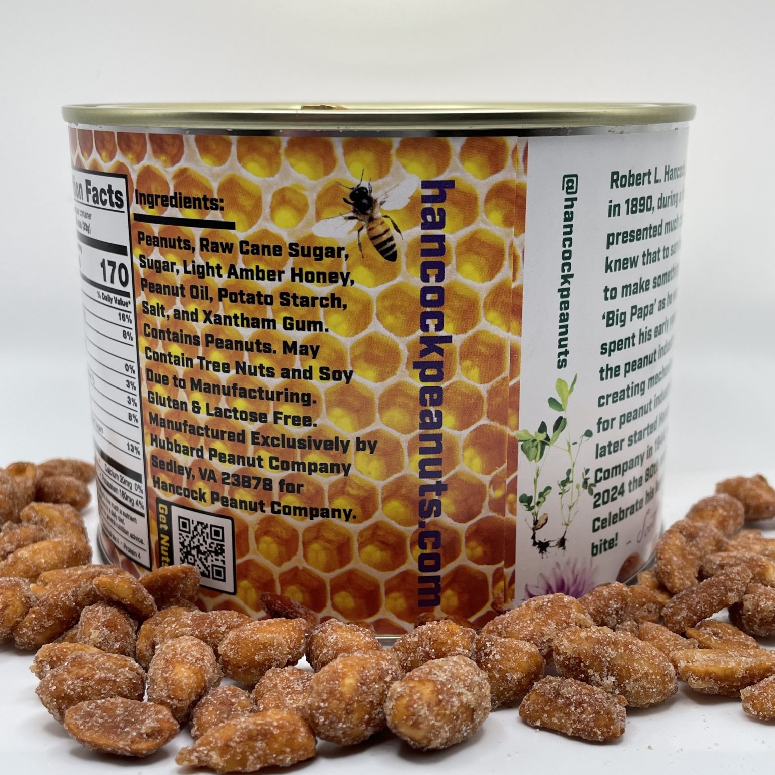 Honey Roasted + Salted Cocktail Nut Combo | Hancock Peanut Company