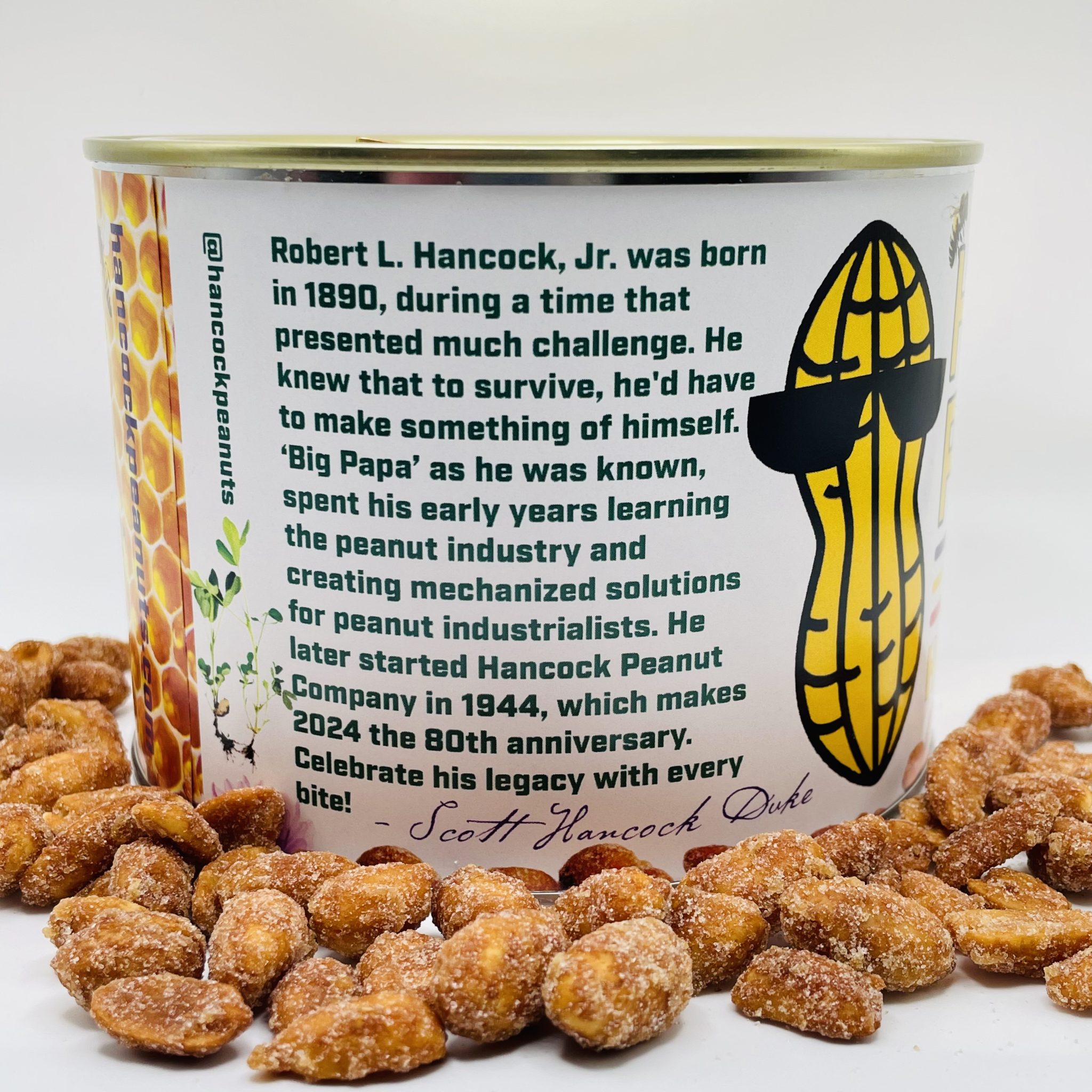 Honey Roasted + Salted Cocktail Nut Combo | Hancock Peanut Company