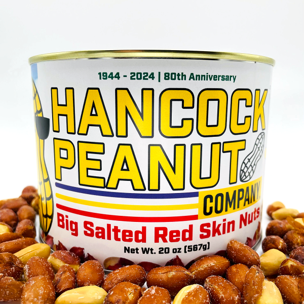 Salted Red Skin Peanuts | Hancock Peanut Company