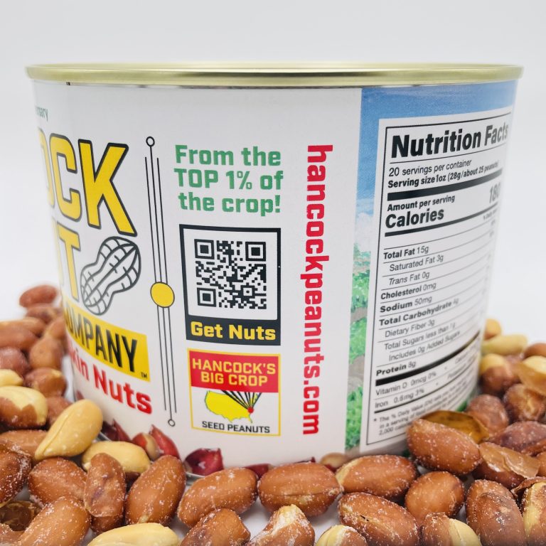 Salted Red Skin Peanuts | Hancock Peanut Company