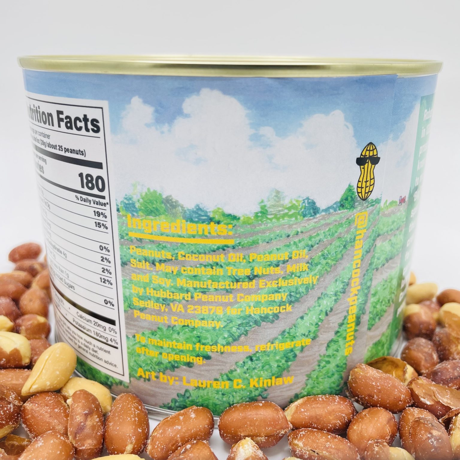 Salted Red Skin Peanuts | Hancock Peanut Company