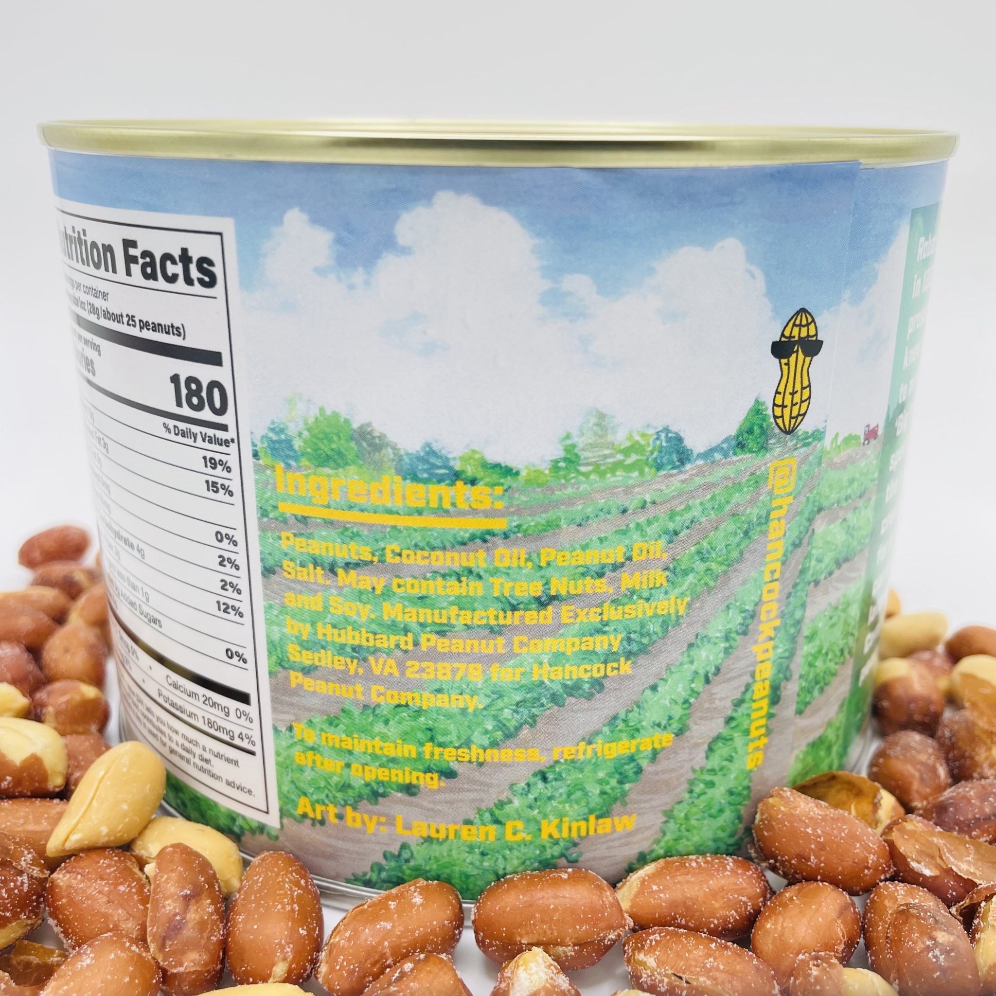 Salted Red Skin Peanuts | Hancock Peanut Company