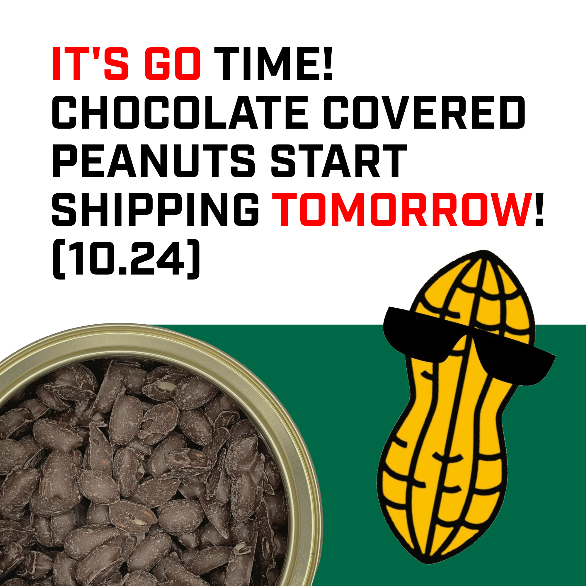 🍫 Chocolate Covered Peanuts Begin Shipping Tomorrow – The Sweet Season ...